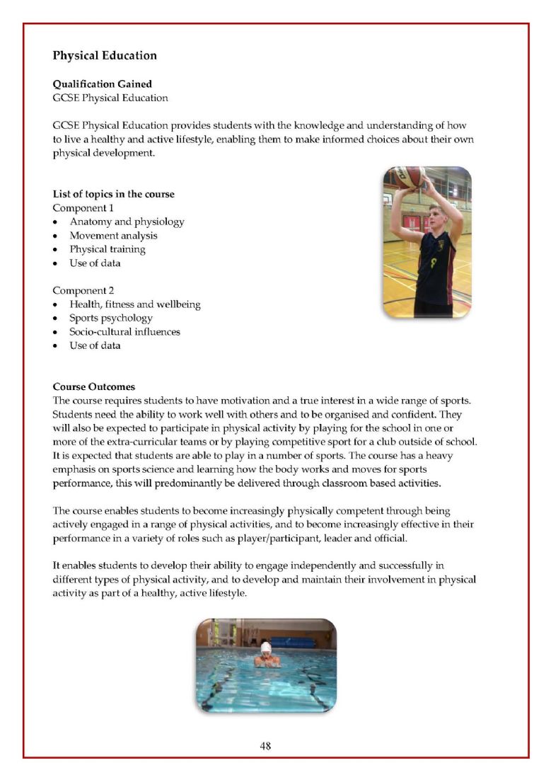 The Marlborough Science Academy - Physical Education