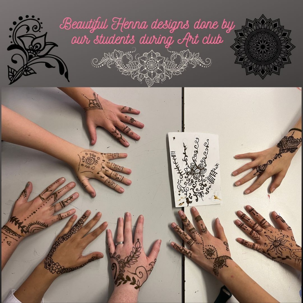 The Marlborough Science Academy - Henna Art