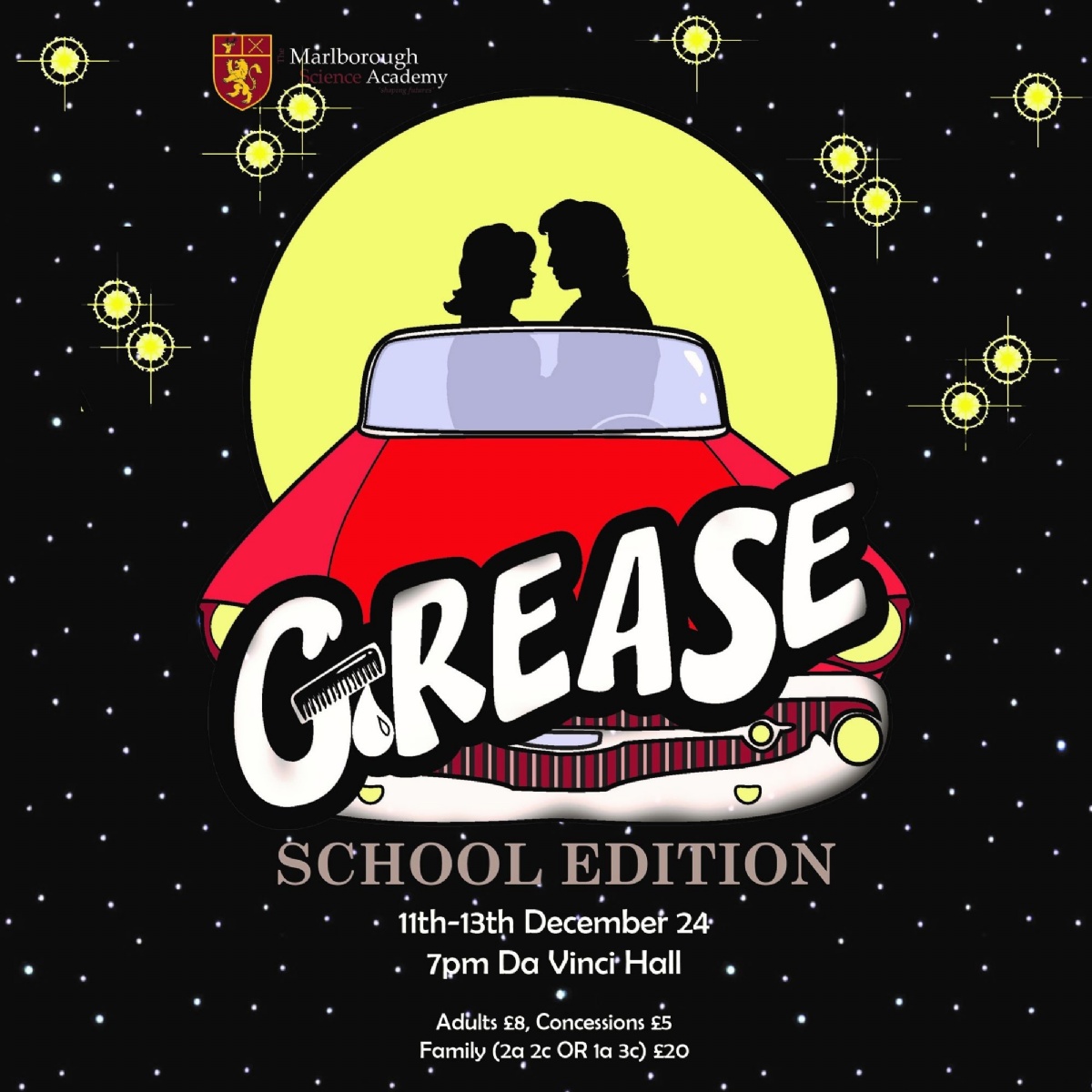 The Marlborough Science Academy - GREASE PRODUCTION